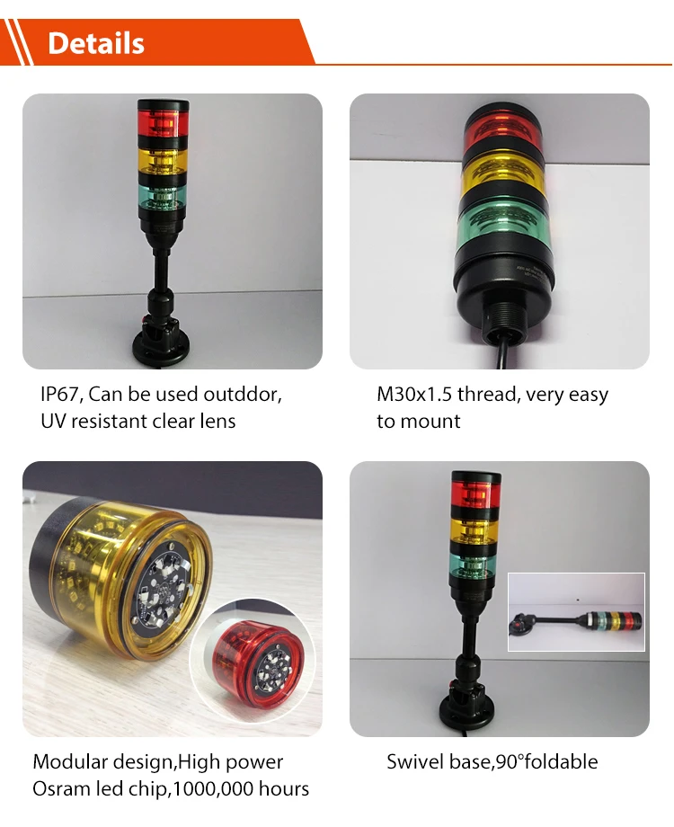 New One To Five Stack Signal Tower Light Machine Warning Light - Buy ...