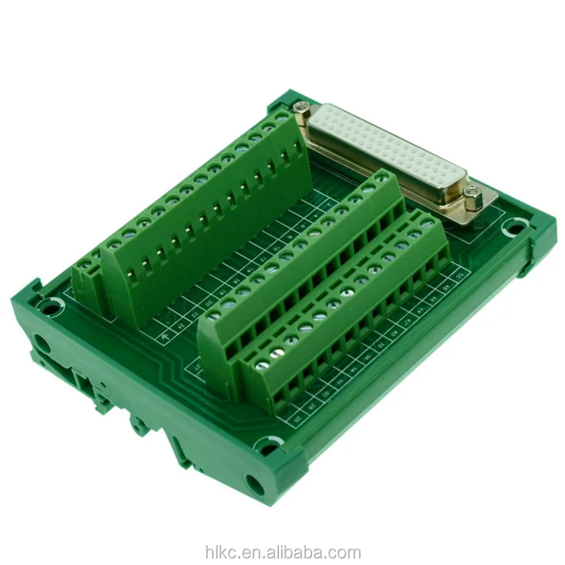 Slim Right Angle D'sub Db50 Female Header Breakout Board,Terminal Block ...