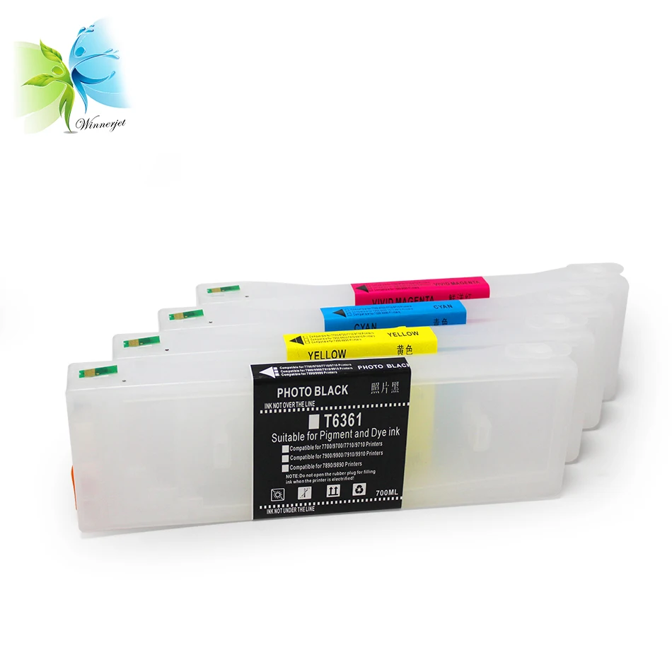 11 Color Refillable Ink Cartridge For Epson Stylus Pro 7900 9900 7910 ...