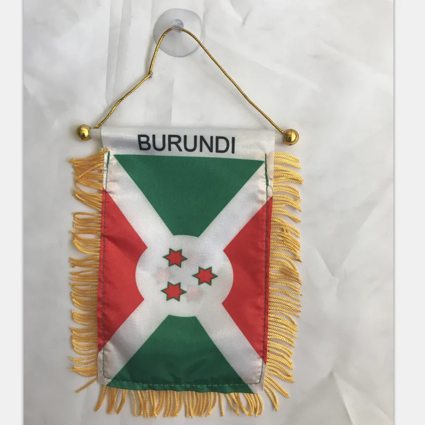 Custom Satin Burundi Rear View Mirror Flags - Buy Rear View Mirror Flags,Burundi Rear View ...