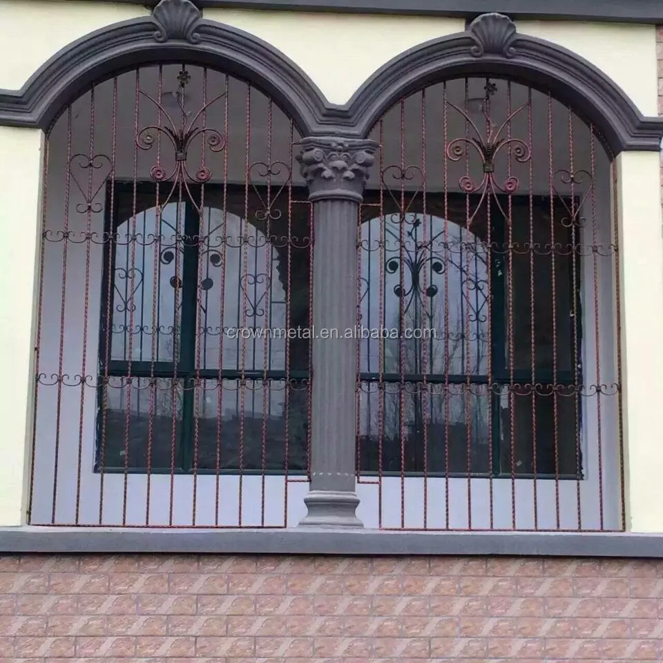 Modern Simple Iron Window,Wrought Iron Window Grill Design - Buy ...