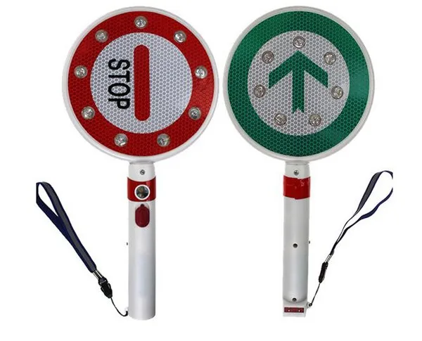 Electronic Hand Traffic Safety LED Stop Signs - 300M Visible Distance