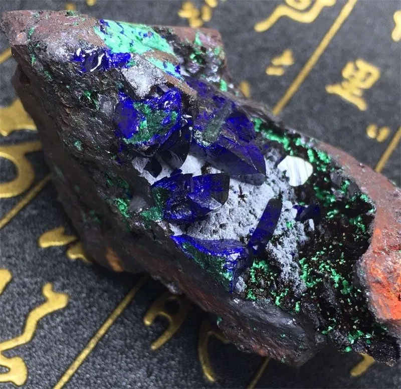 Aaa Quality Rough Rock Azurite Malachite Blue Mineral Specimen - Buy ...