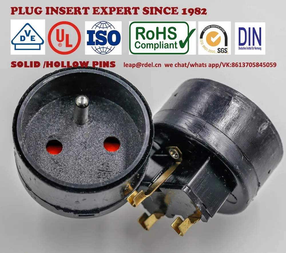 Ec 160 Vde Nf Ce Extension Cord Socket Insert Schuko Germany Europe ...