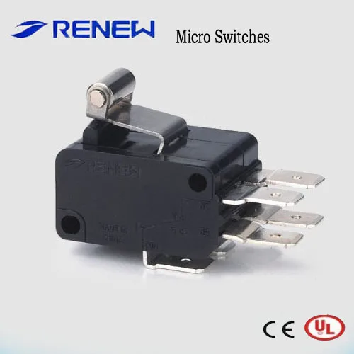Double Group Combined Dpdt Micro Switch With Roller Lever Switch Buy
