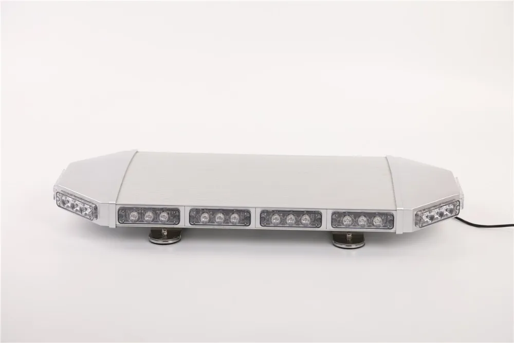 48 Inch Red Blue Led Emergency Vehicle Light Bar With Magnetic Mount - Oem