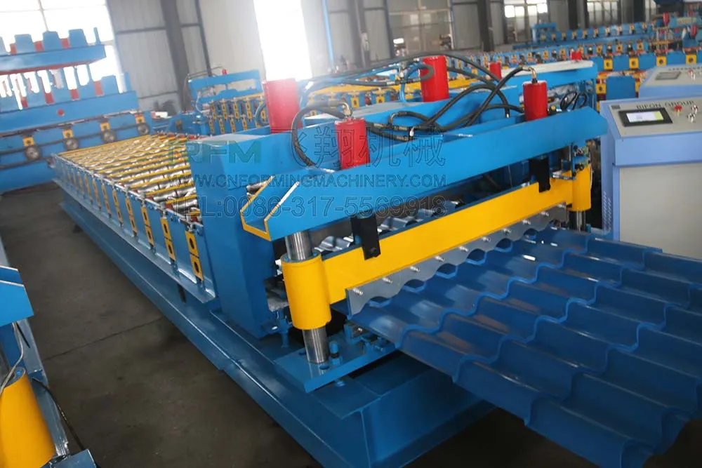 Metal Roofing Tile And Glazed Tile Double Layer Roll Forming Making