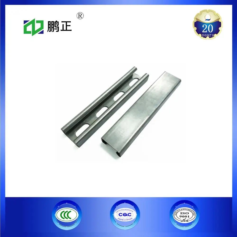Gi Support Steel C Shaped Slotted Strut Channel - Buy C Channel,Gi C ...