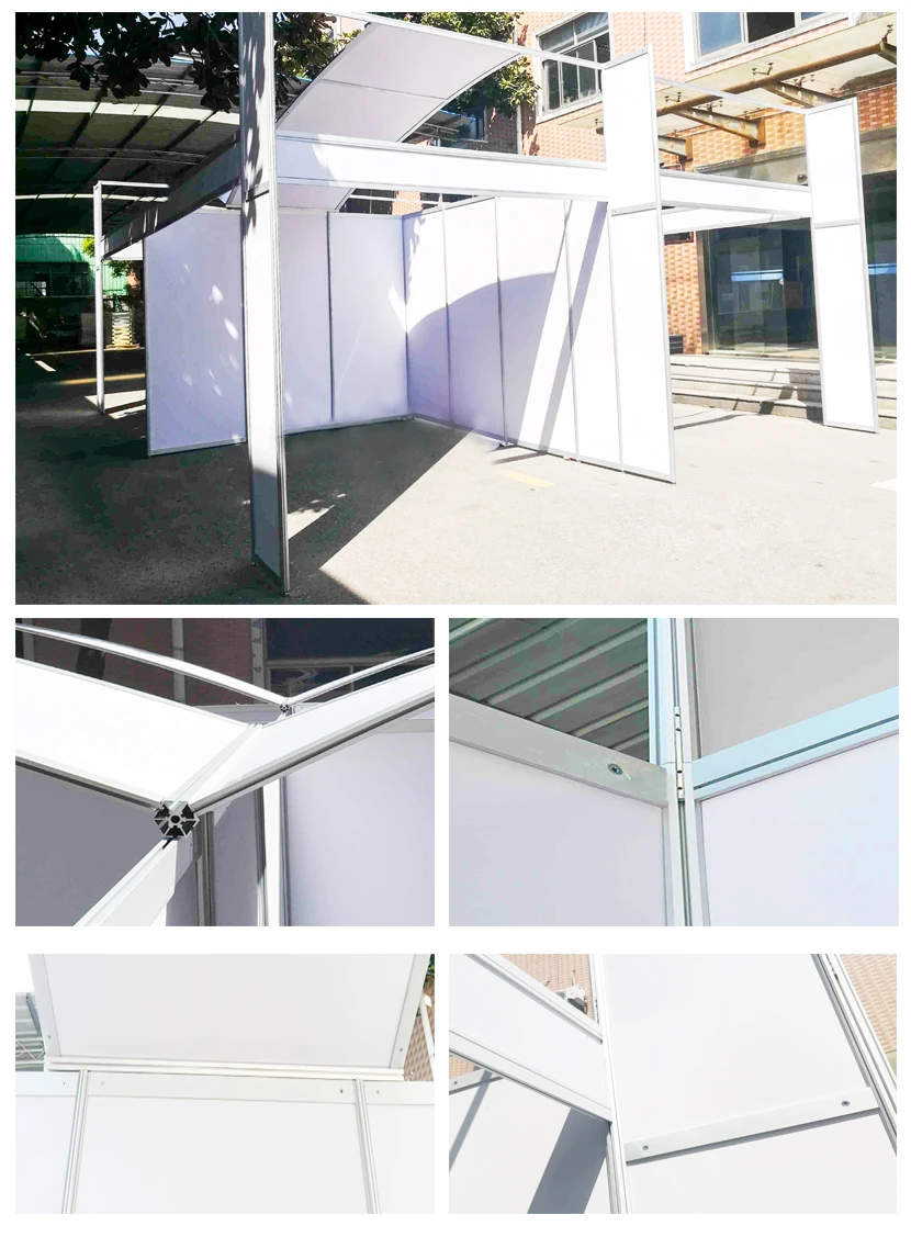 Standard Exhibition Booth System Shell Scheme Panels for Trade Show ...