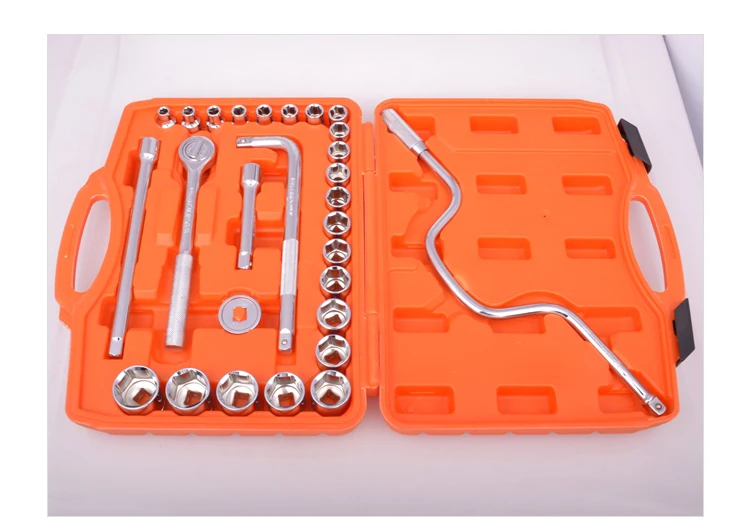 ASAKI 28pcs Professional Auto Repair Tool Set Socket Handy Tool Set AK ...