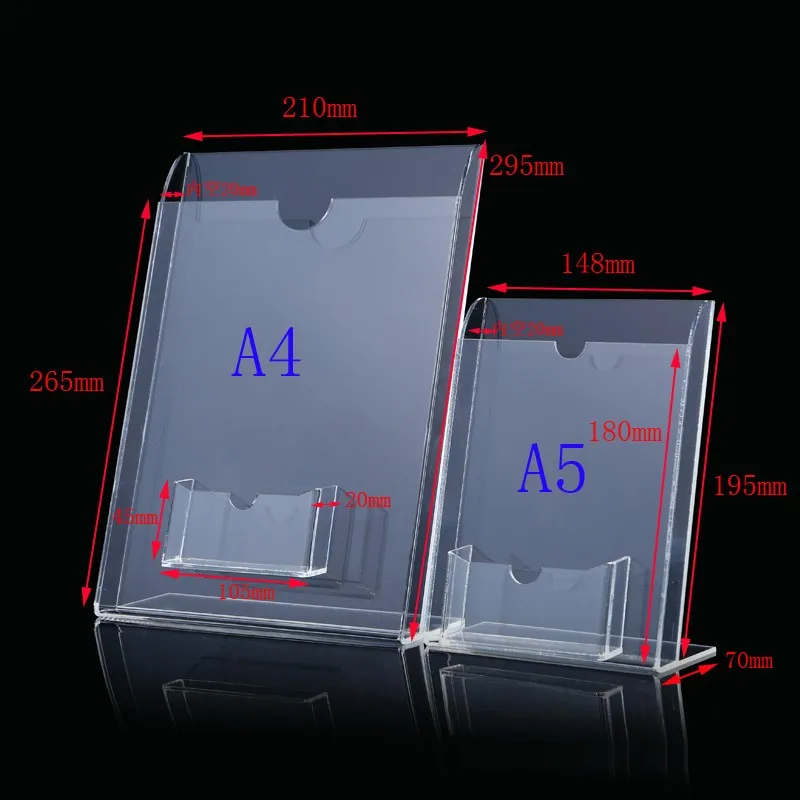 Shop Our Factory Outlet for Clear A4 Acrylic Display Stands