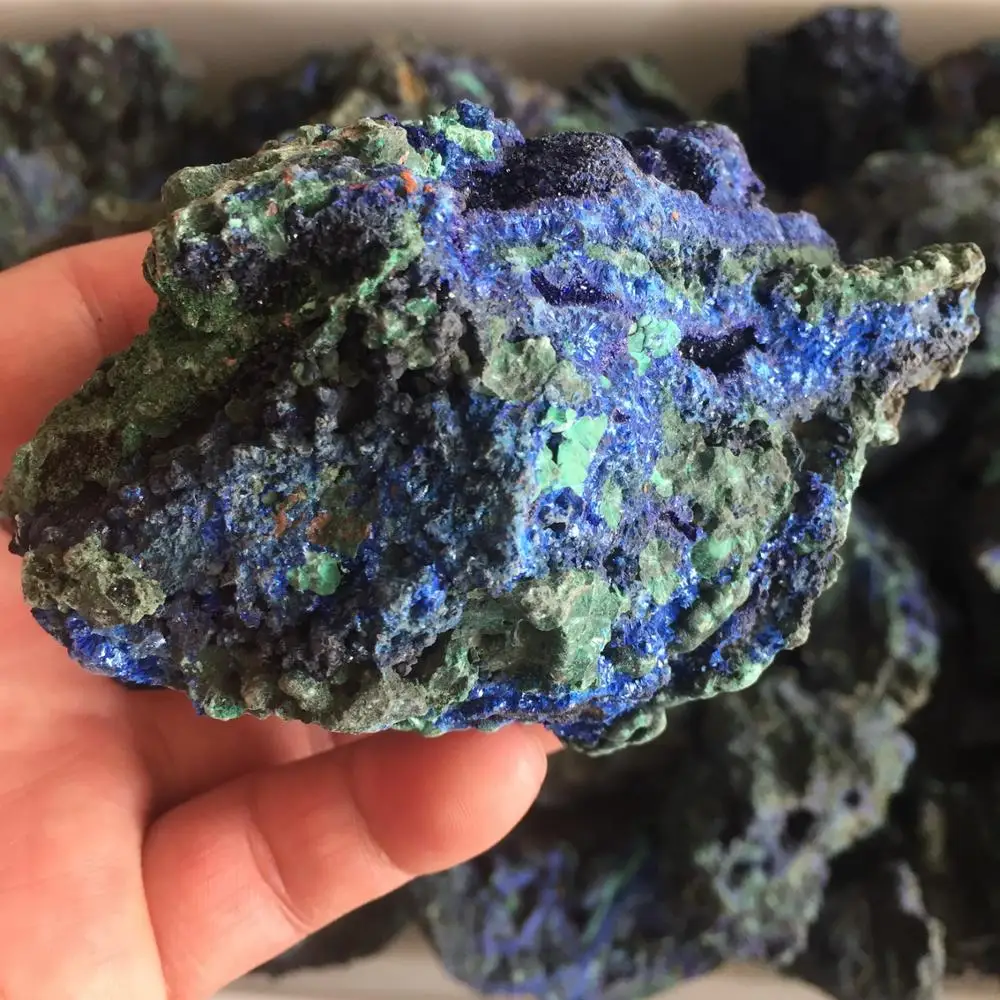 Blue Azurite Mineral Ore Stone Natural Crystal Rough Stone - Buy ...