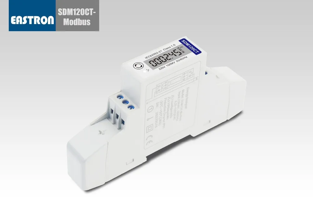 Sdm120ct-modbus Single Phase Din Rail Energy Meter Rs485 Modbus,Ct ...