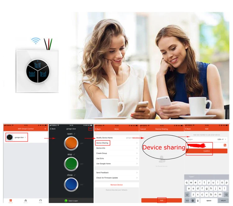 Autogate Wifi Remote Control Switch For Sliding Gate Operator Oem
