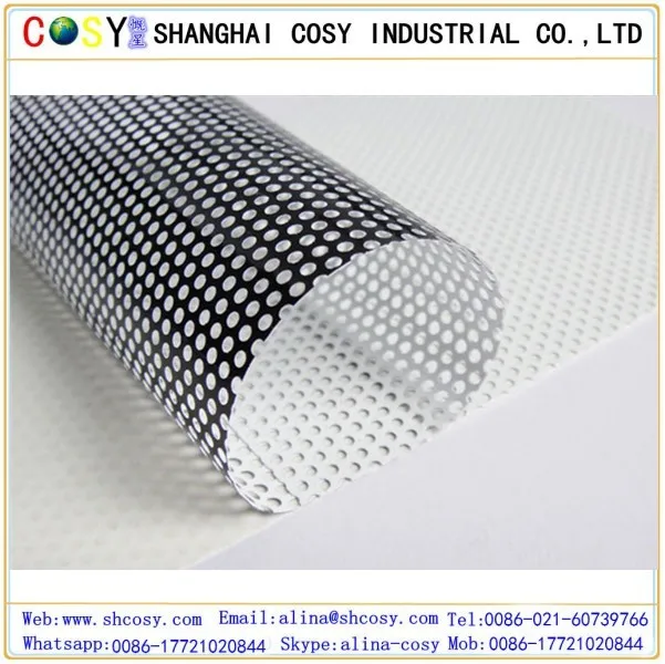 Digital Printing Micro-perforated Vinyl One Way Vision Film - Buy One ...