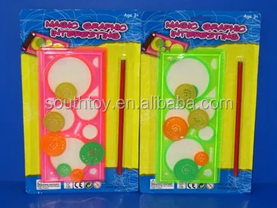 Large Spirograph Art Chalk Set for Outdoor Fun & Creativity