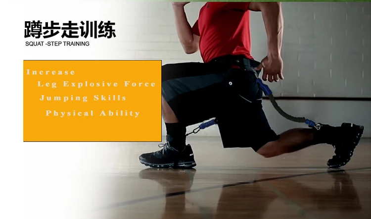 Vertical Jumping Trainer Jump Resistance Bands System Horizontal ...