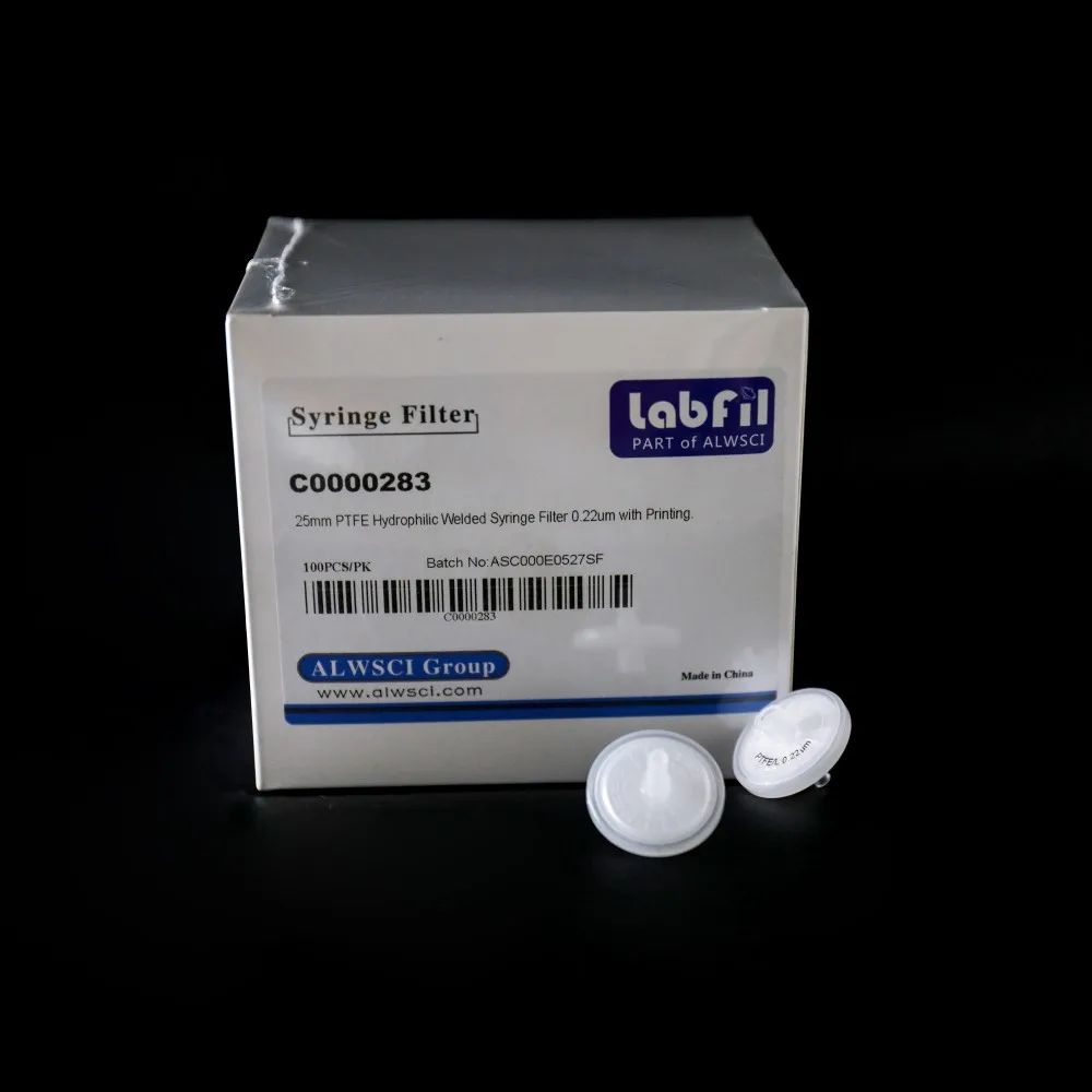 Labfil 25mm PTFE Syringe Filter 0.22um - Laboratory Filtration