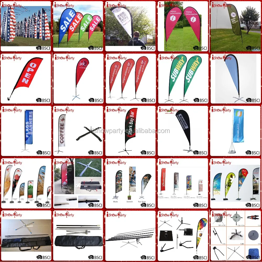 Stand Flying Flags Water Tank Base Flag Banner Advertising Outdoor Falg ...