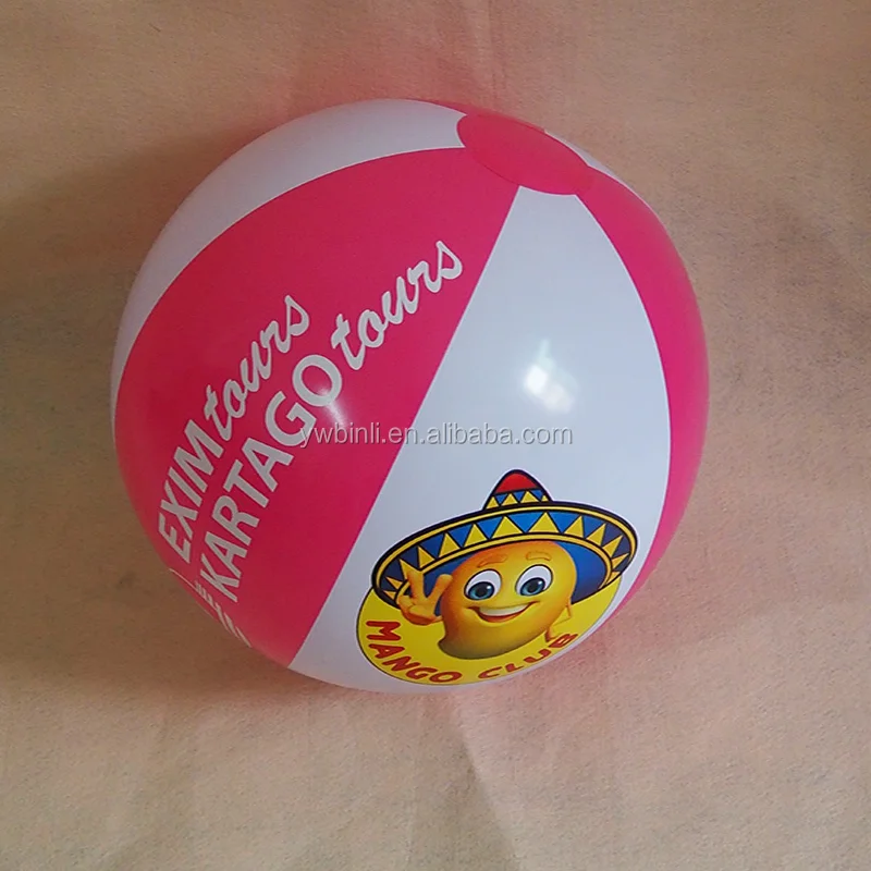 Rainbow Color Giant Beach Ball With Logo 200cm Diameter Inflatable Ball ...