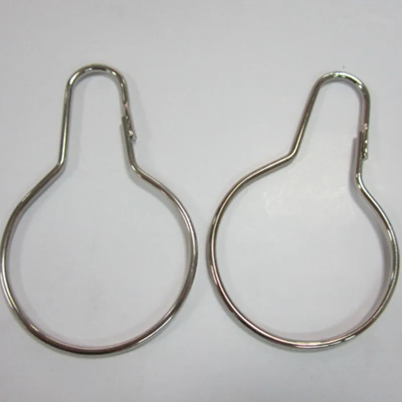Metal Pear-Shaped Curtain Hook With Nickel Plating - Durable Iron ...