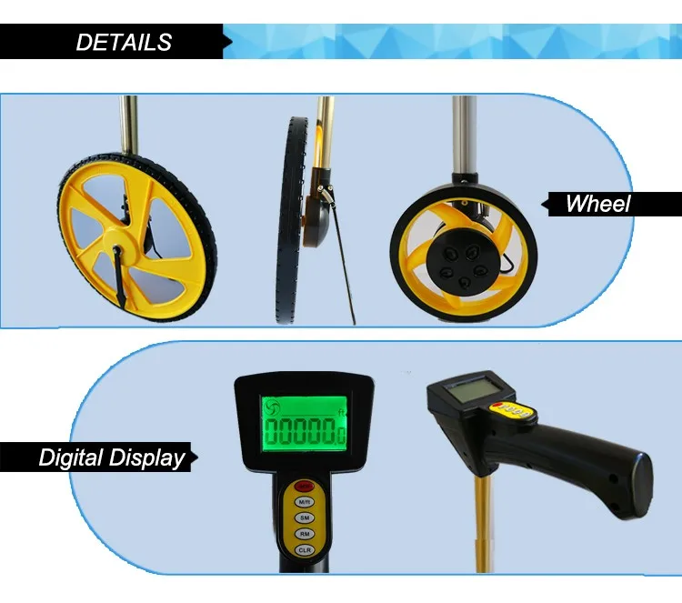 Digital Distance Measure Wheel - Buy Meter Measuring Wheel,Cable ...