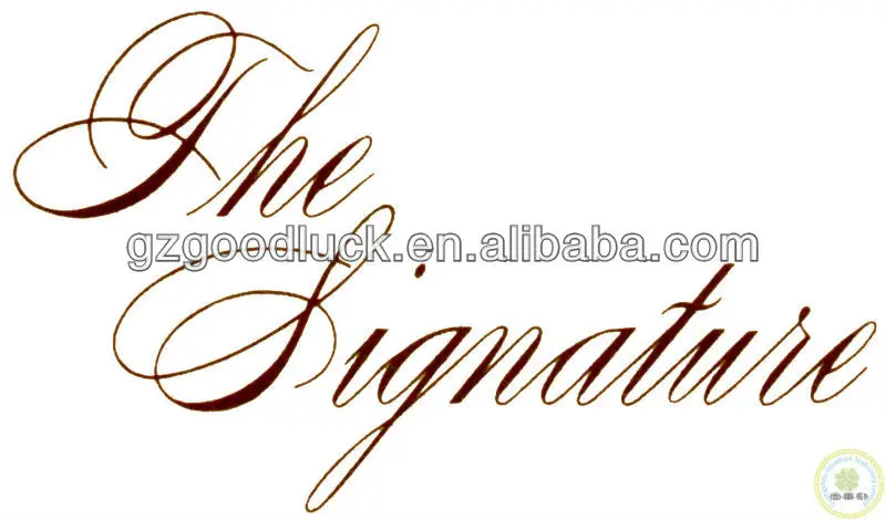 Fashion Signature and Facsimile Pre Inking Stamp for Office