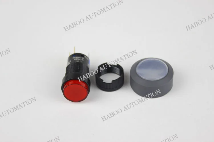 16mm Series Push Button Switch Waterproof Cover Plastic Ip67 For Round ...
