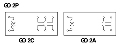 GO-1C-12D Relay by Golden - 12V, 8A/10A, 250vac Compliance