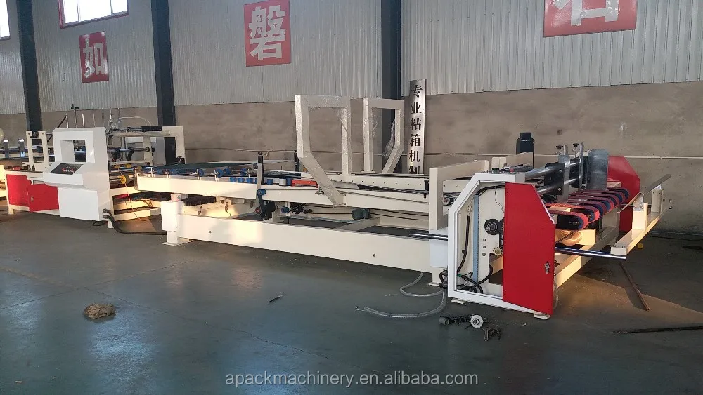 Corrugated Box Folder Gluer - Efficient & Durable Machine