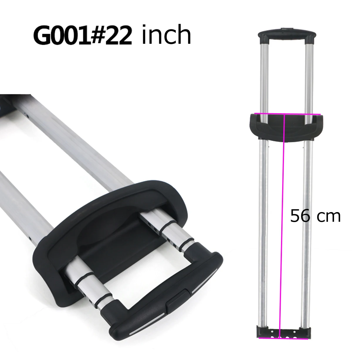 Durable Replacement Luggage Telescopic Trolley Handle & Oem Available