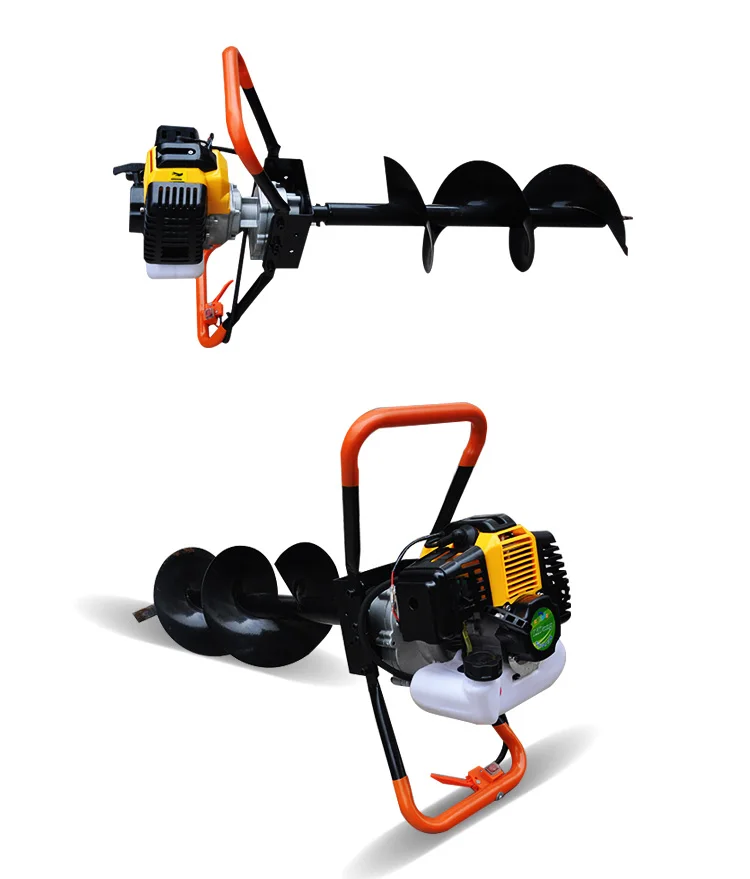 Factory Price Big Power Manual Earth Auger - Buy Ground Hole Drill ...