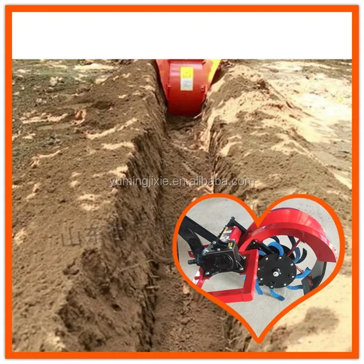 Offset Mini Ditching Machine Digging,Ditching Machine,Tractor Hanging ...