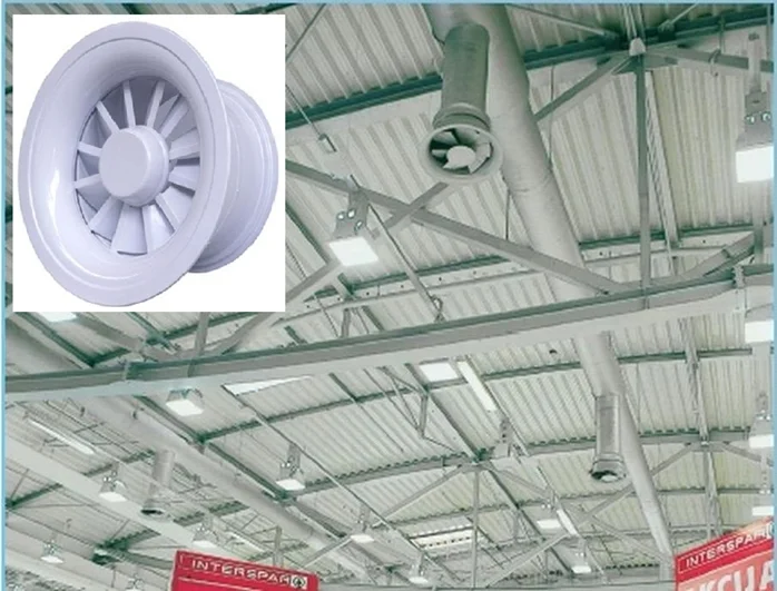 Variable Swirl Air Diffuser - Buy Air Conditioning Diffuser,Air Duct ...