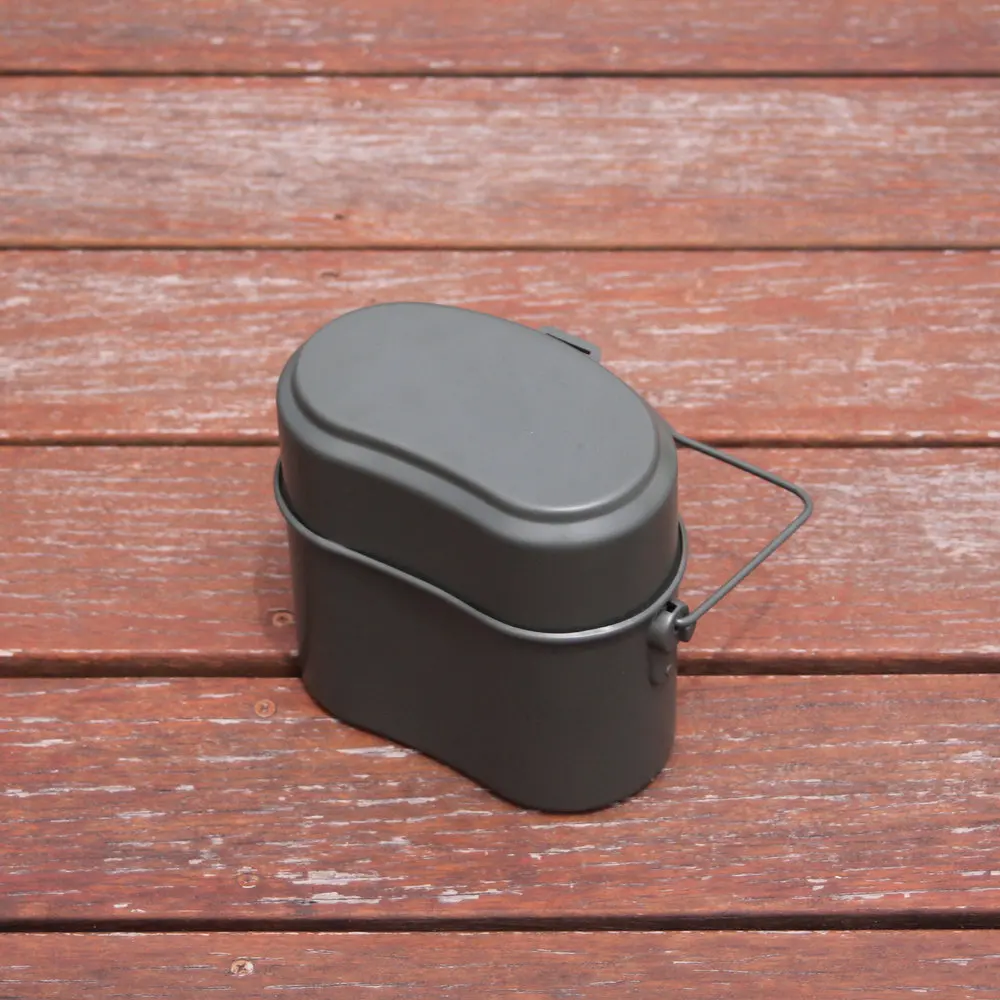 Folding Aluminum German Style Mess Tins for Camping