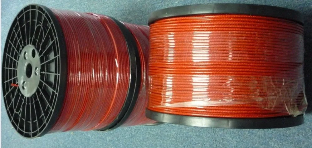 7*7 Pvc Coated Steel Wire Rope Fishing Wire Rope Wire Cable - Buy Pvc ...