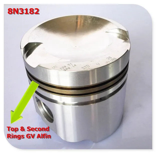 Pistón De Motor Diésel 8n3182 Para 3304 3306 - Buy Pistón Del Motor ...