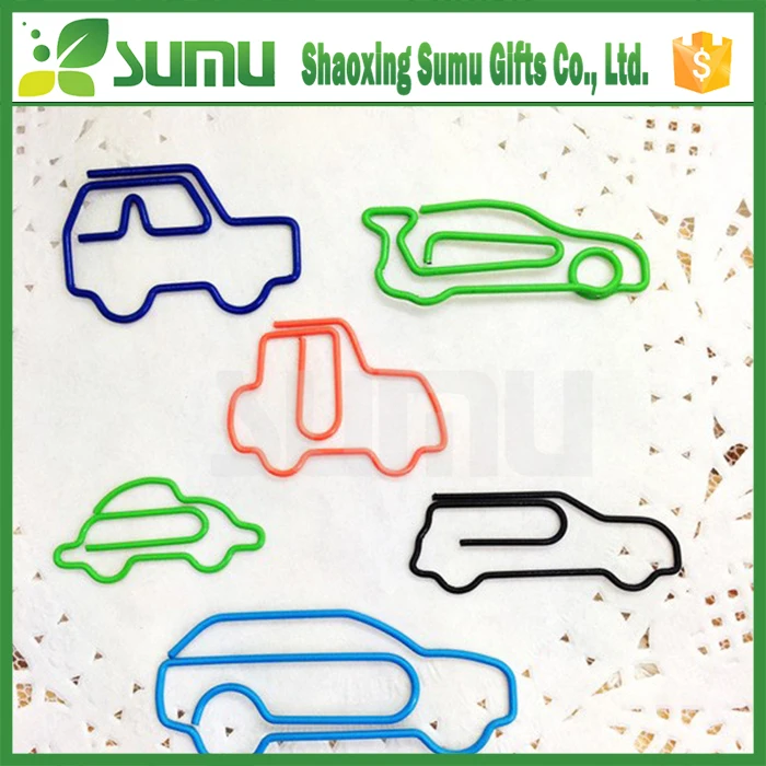 Popular Fashion Personalized Metal Car Shape Paper Clips - Buy Car ...