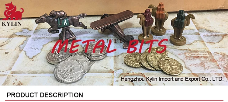 Custom Design Metal Board Game Pieces Metal Pattern Figures - Buy Metal ...