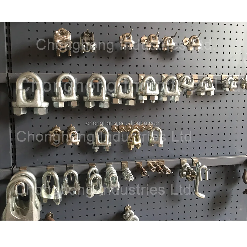 Heavy Duty Wire Rope Clips - Reliable Carbon Steel Fittings