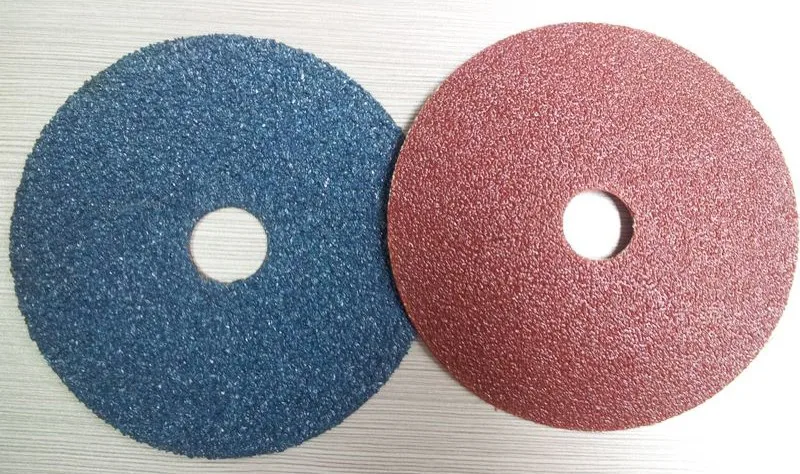 Zirconia Aluminum Resin Fiber Sanding Discs With P24 Grit - P120 Grit ...