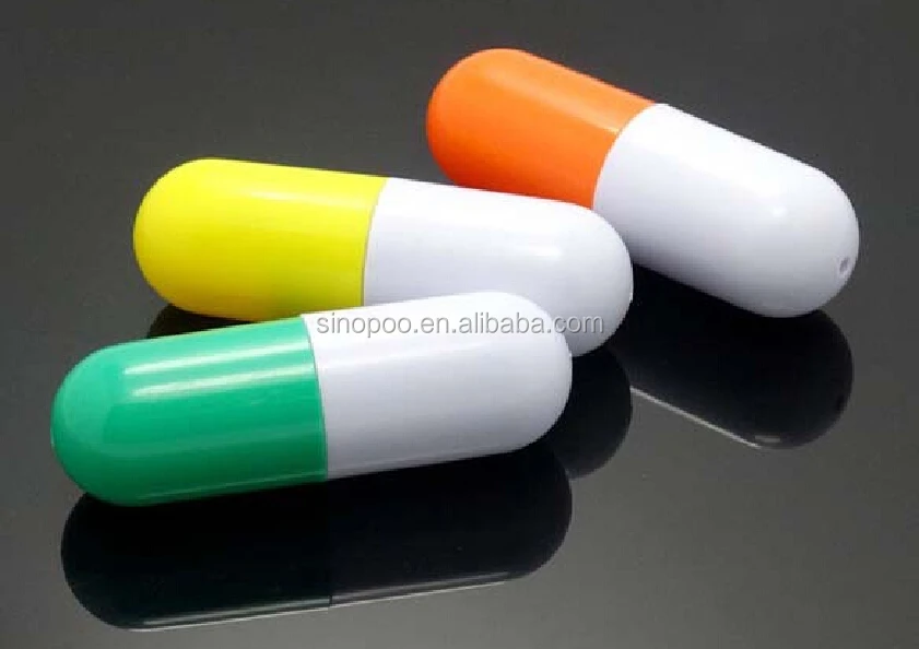 Plastic Pill Shape Usb Flash Drive/gift Capsule Pen Drive For Hospital ...