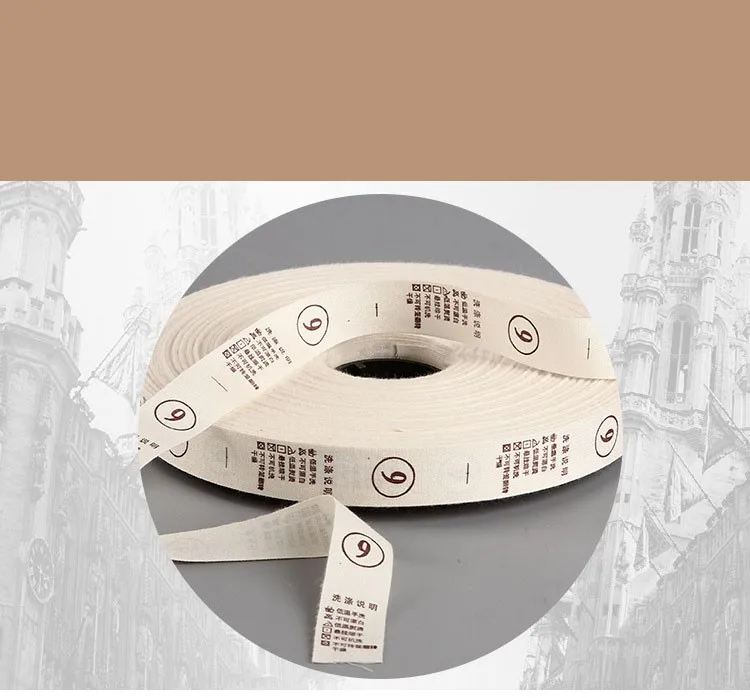 Custom Woven Size Labels for Clothing & Underwear