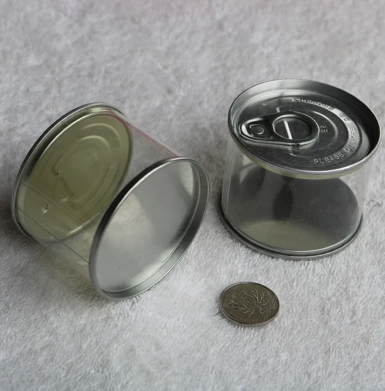 China Factory Ring Pull Empty Pvc Cover Tin Can - Buy Zip-top Pvc Tin ...