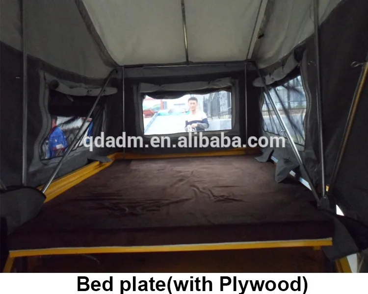 Luxury Foldable PVC Fabric Caravan Camping Trailer Off Road With Tent ...