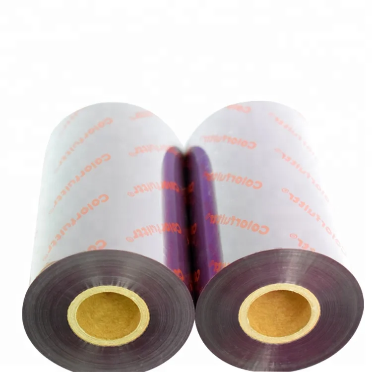 Zebra Gx430t Thermal Transfer Ribbon - Purple Printer Ink