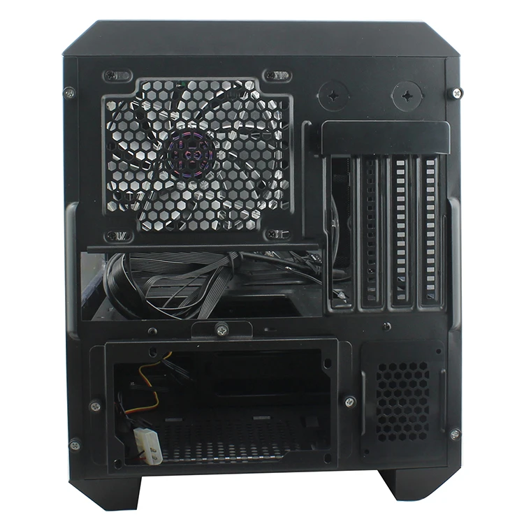 Transparent Game Dust-proof Micro Atx Purple Computer Case Mini-itx ...