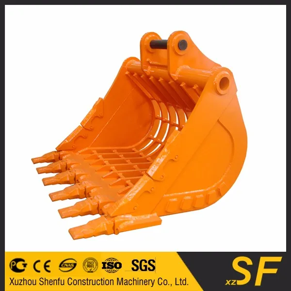 20t Oem Standard Size Excavator Skeleton Bucket/bucket Crusher For ...