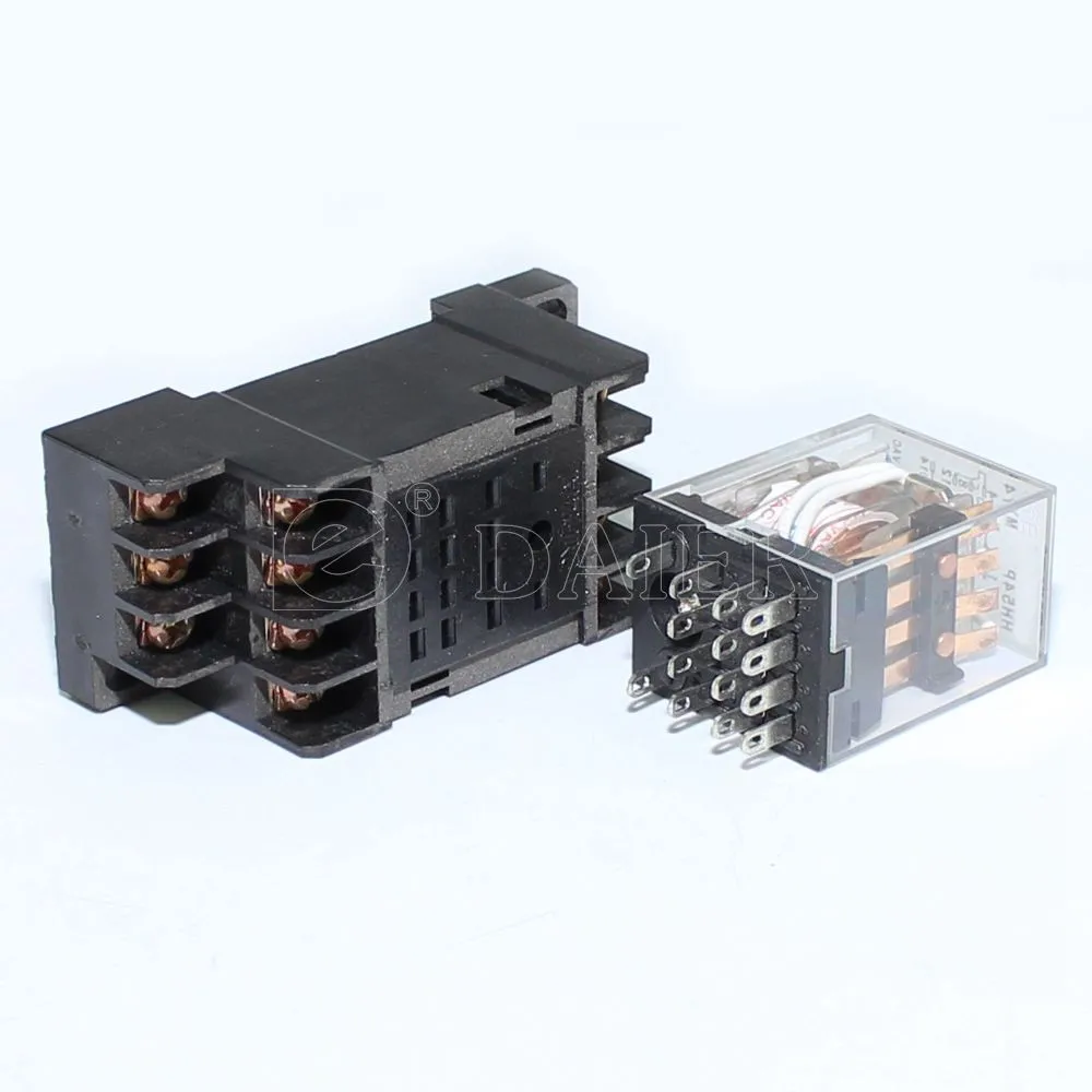 AC 240V DC 28V 14 Pins 4NO4NC Ormon 12V 220V Relay HH54P/MY4