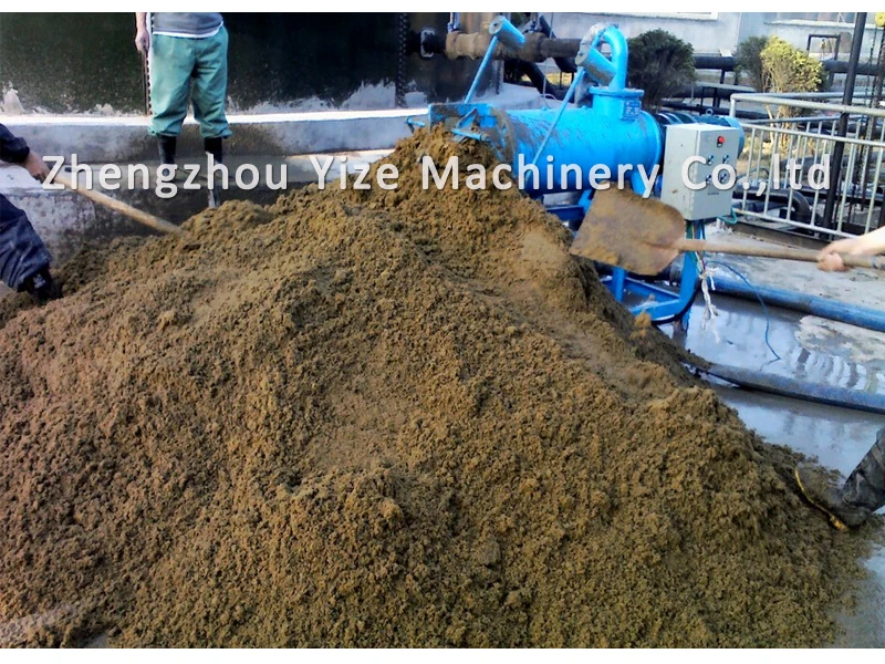 Screw Press Cow Dung Slurry Separator / Cow Dung Manure Crushing ...